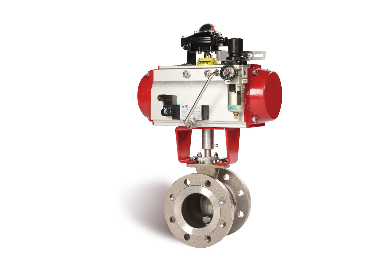 V-port segment ball valve-V-port segment ball valve-AISENBERG GmbH